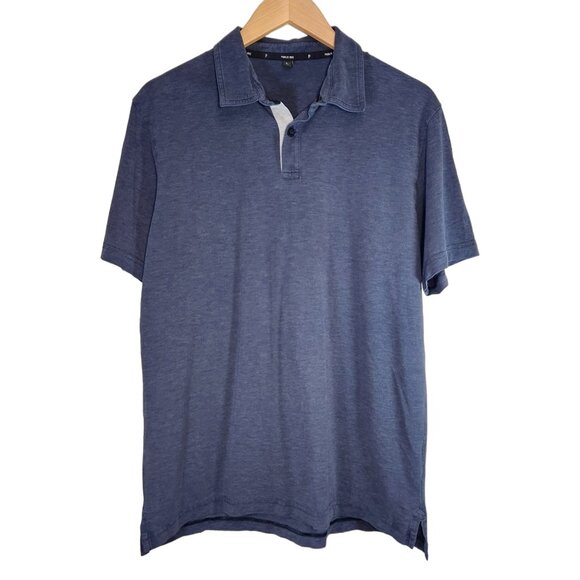Public Rec | Shirts | Public Rec Goto Polo Shirt Heather Navy Blue ...